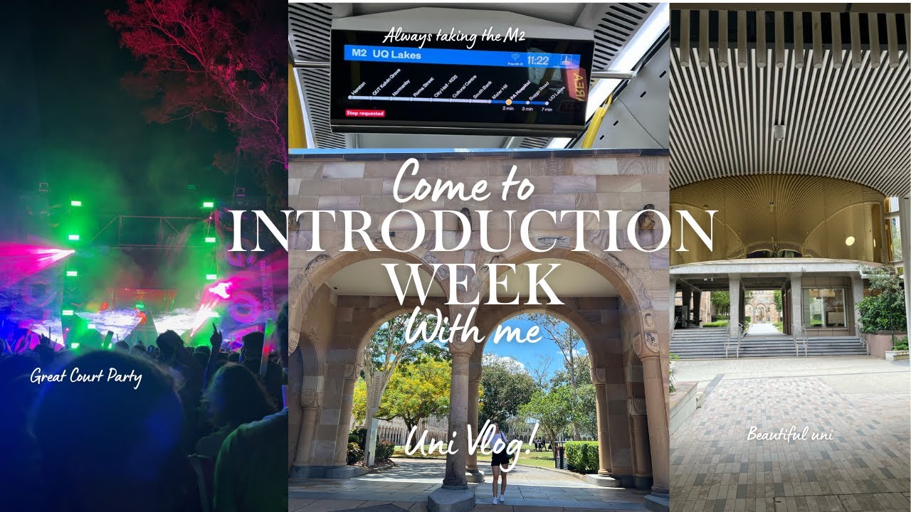 Come To Introduction Week With Me - Uni vlog - YouTube
