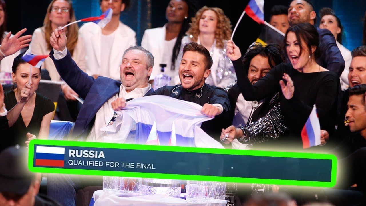 every time RUSSIA qualified for the eurovision final - YouTube