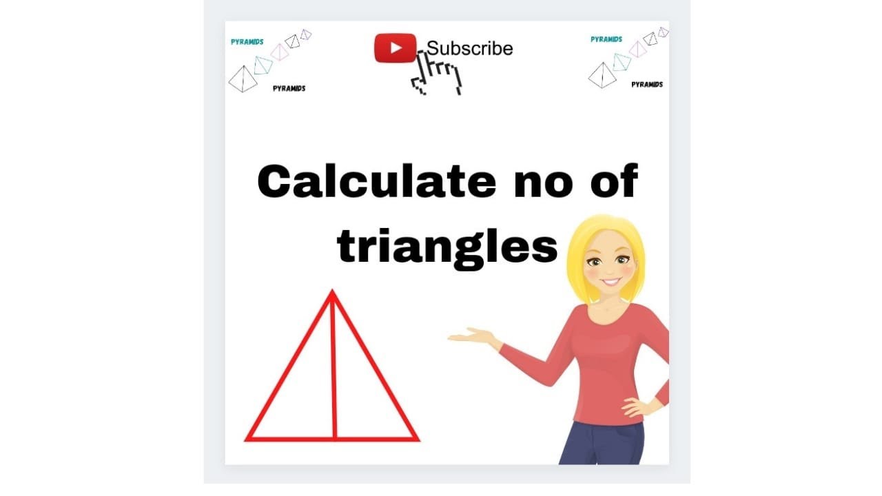 how to calculate number of triangles|easy and simple| pyramids - YouTube