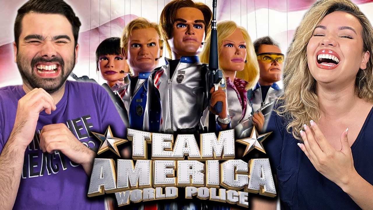 Team America Laughing Gif