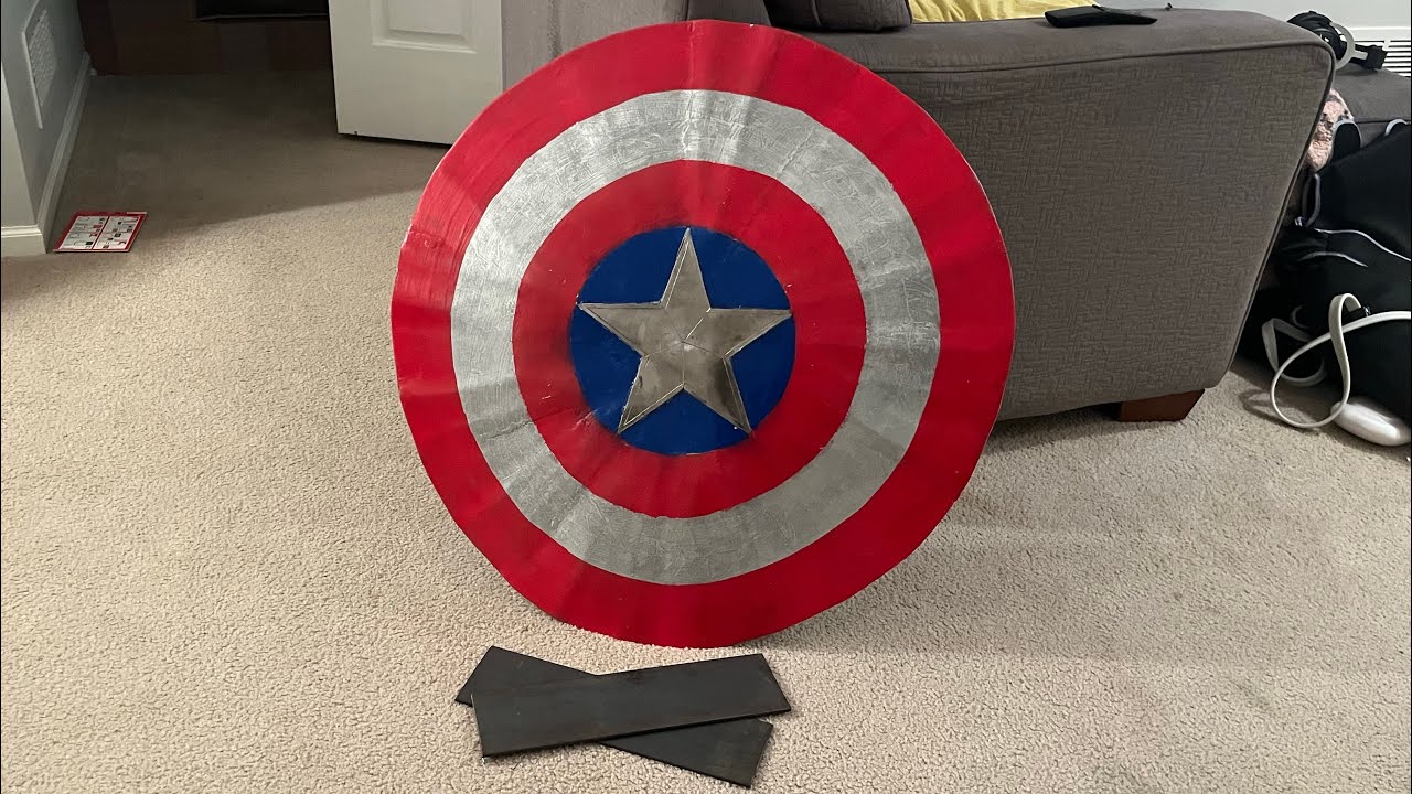 Indestructible Captain America shield build! - YouTube