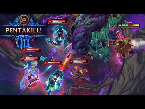 Best PENTA and Random Moments LoL FUN Montage #599
