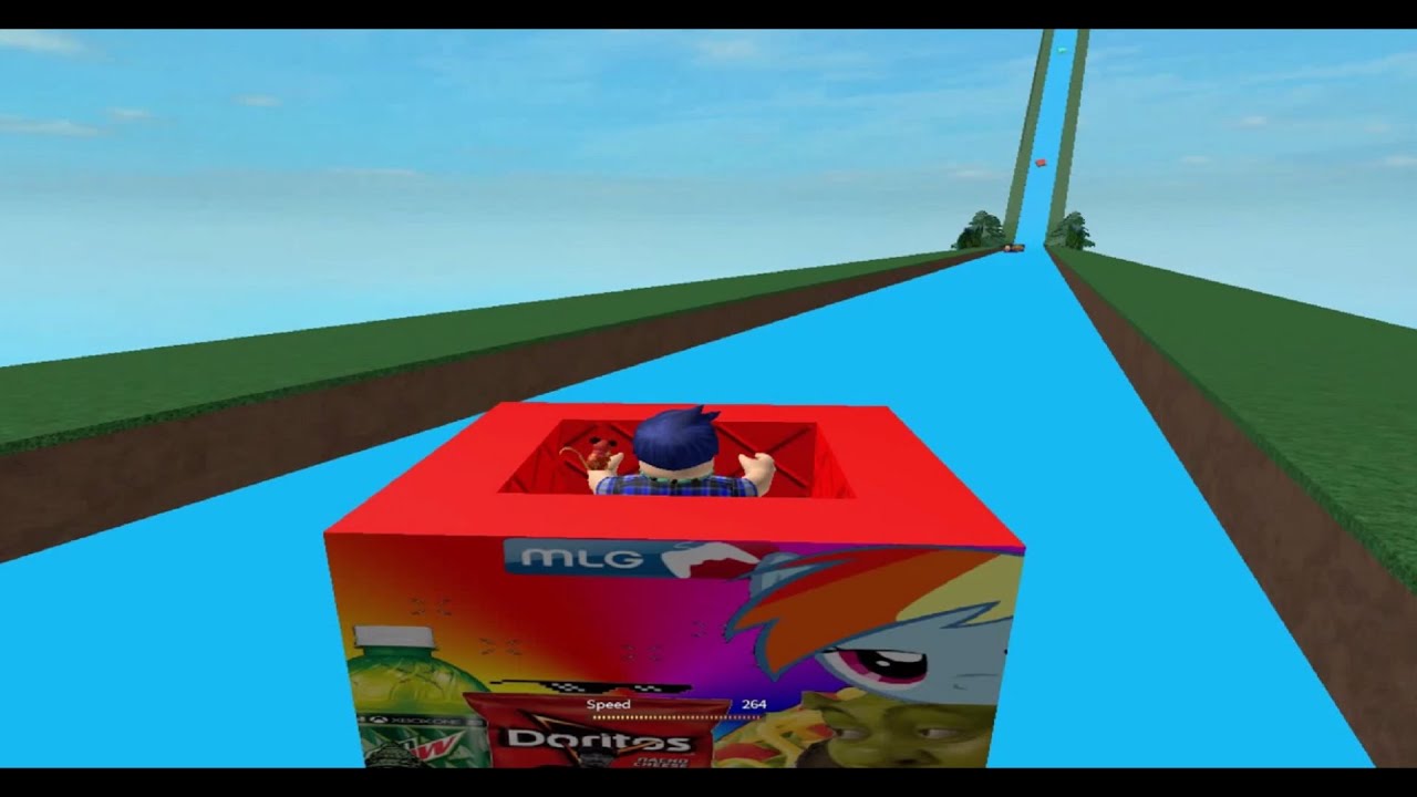 Ride A Box Down Lava New Roblox Winner Game. - YouTube
