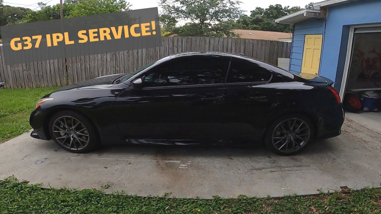 Servicing our rare Infiniti G37 IPL - YouTube