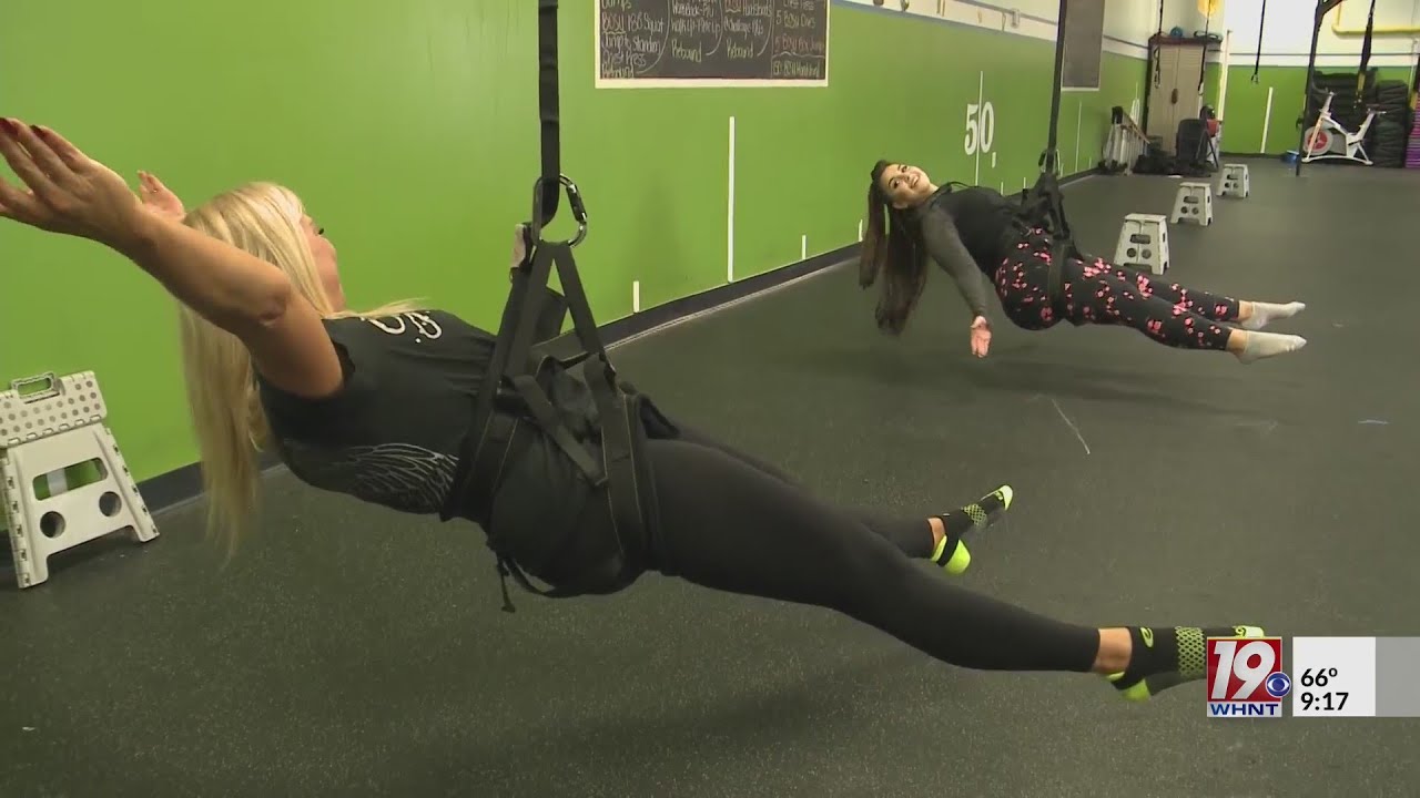 Working Out Made Fun with Bungee Fitness - YouTube