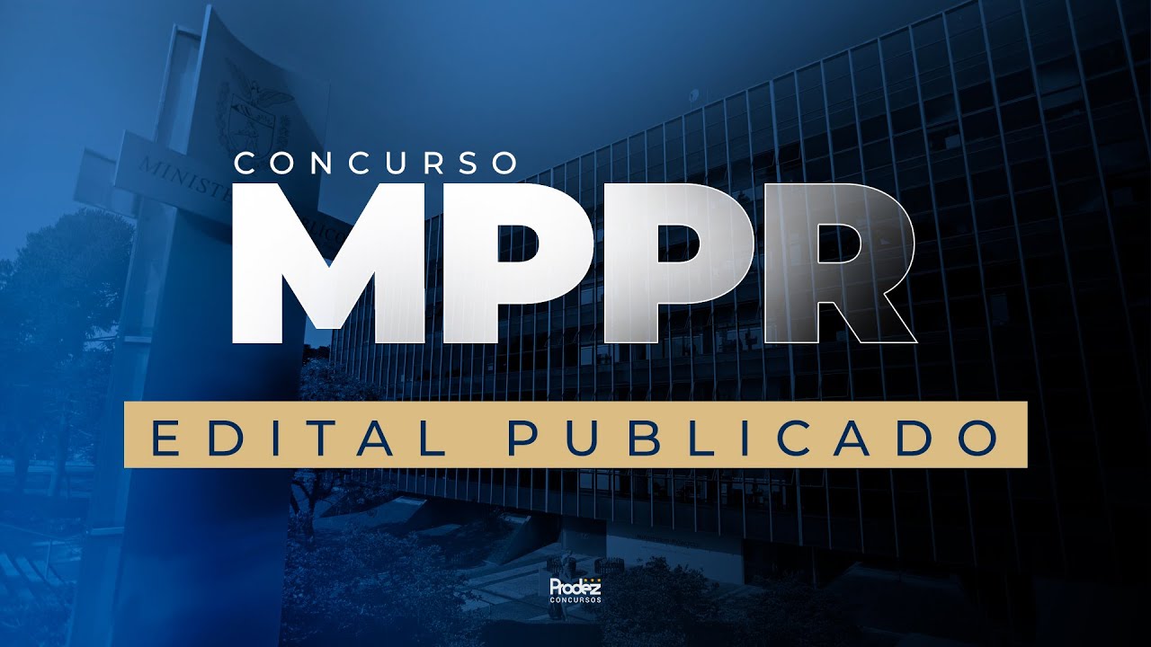 Concurso MPPR | Análise do Edital - YouTube