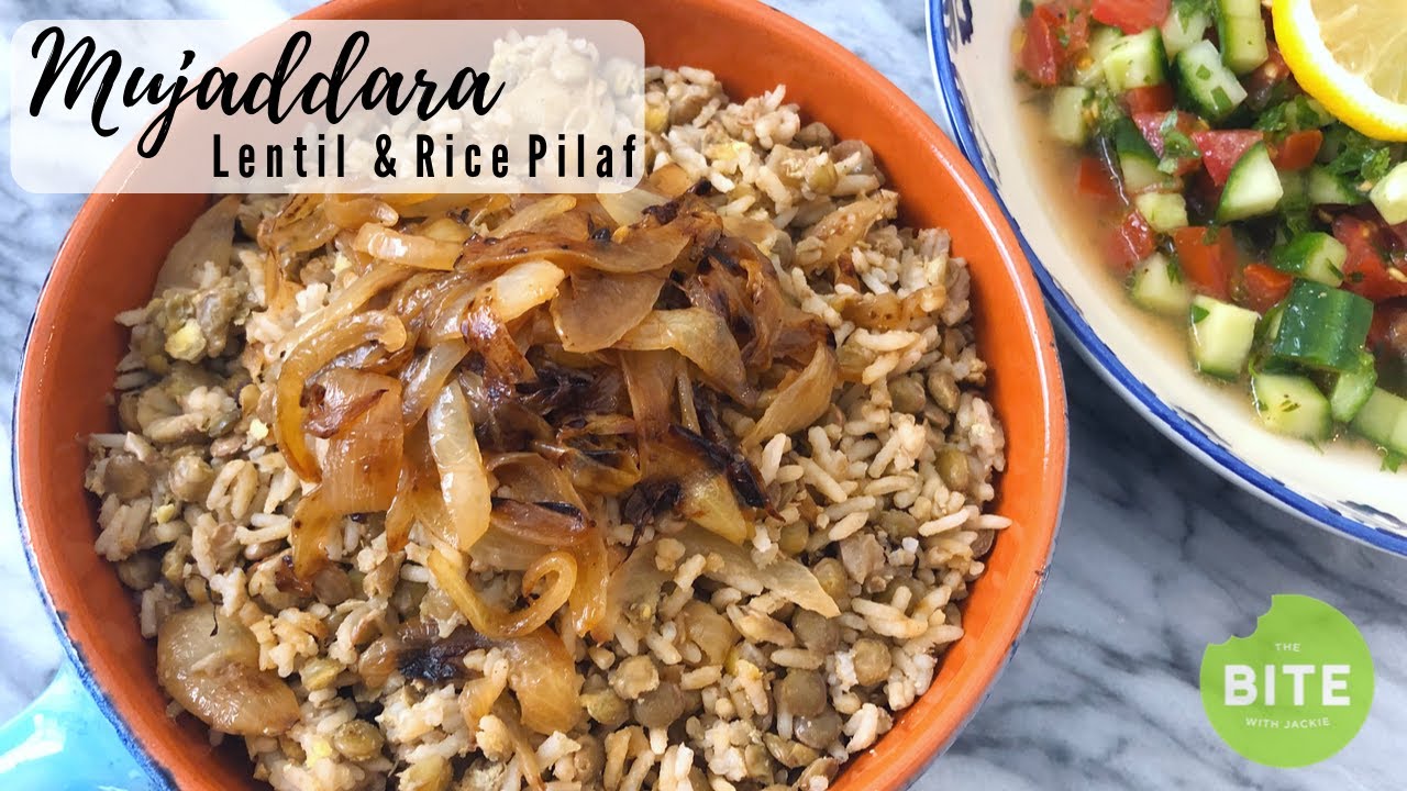 Traditional Mujaddara Recipe - طريقة عمل مجدرة - Episode 78 - YouTube