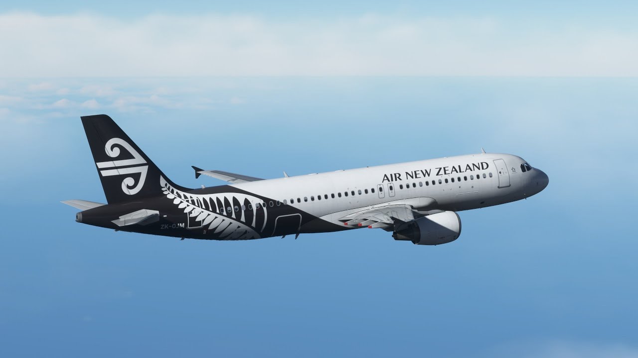 NZQN Approach & Landing- Fenix A320 - Wing View - YouTube