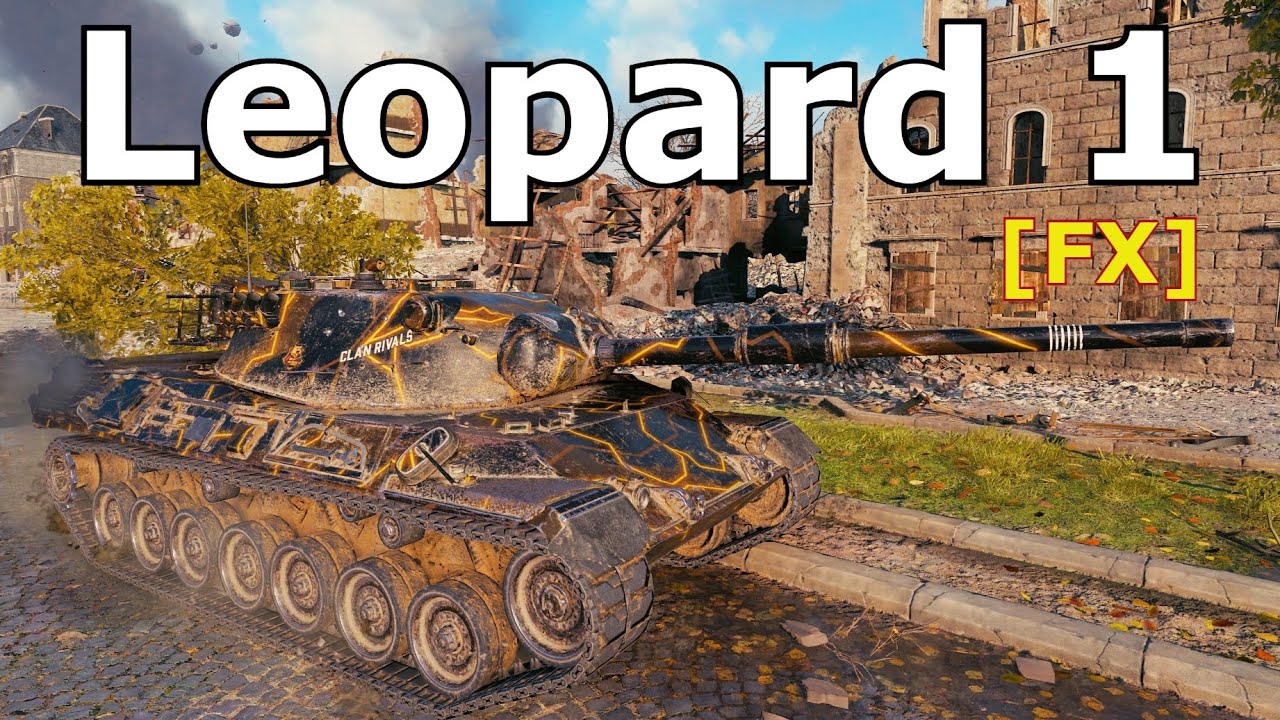 World of Tanks Leopard 1 - 4 Kills 10,4K Damage - YouTube