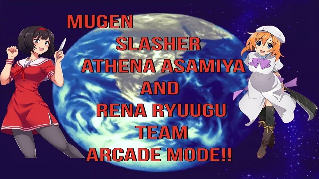 MUGEN Slasher Athena Asamiya (KOF Anthology Style) And Rena Ryuugu ...
