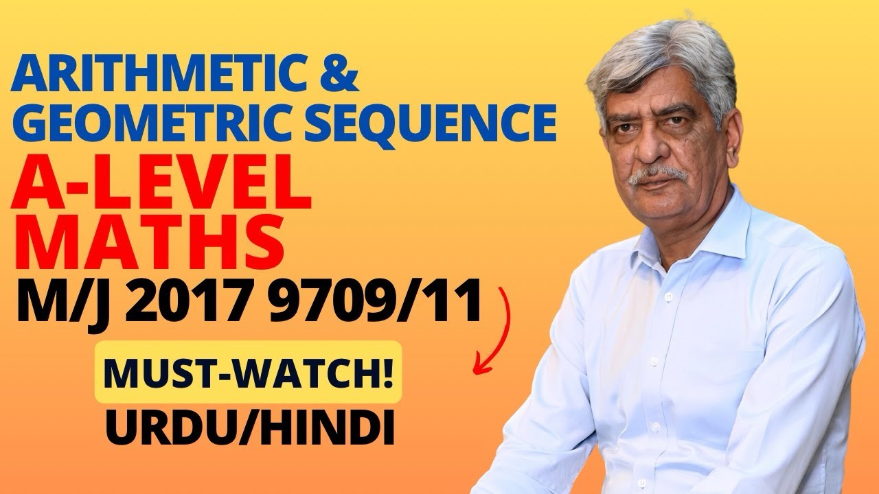 A-Level Math - ARITHMETIC & GEOMETRIC SEQUENCE 9709/11 M/J 2017 Q#4 ...