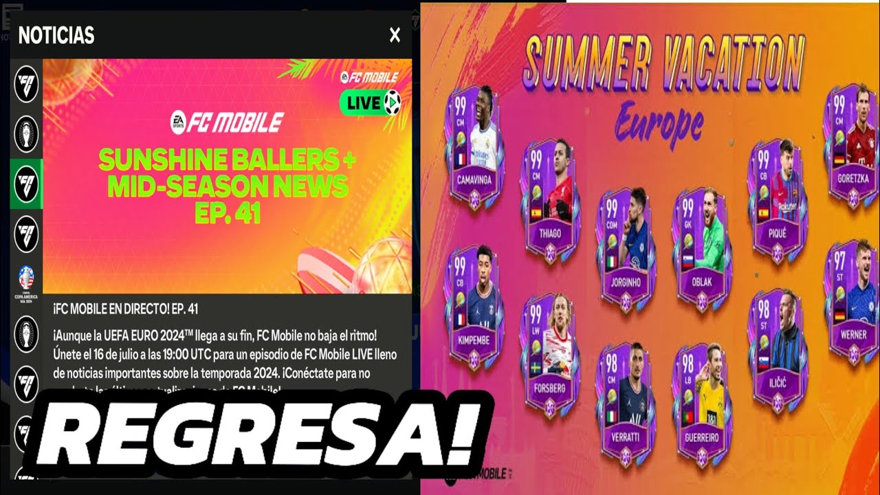 REGRESA EL MEJOR EVENTO DE FC MOBILE - EVENTO VACACIONES DE VERANO en ...