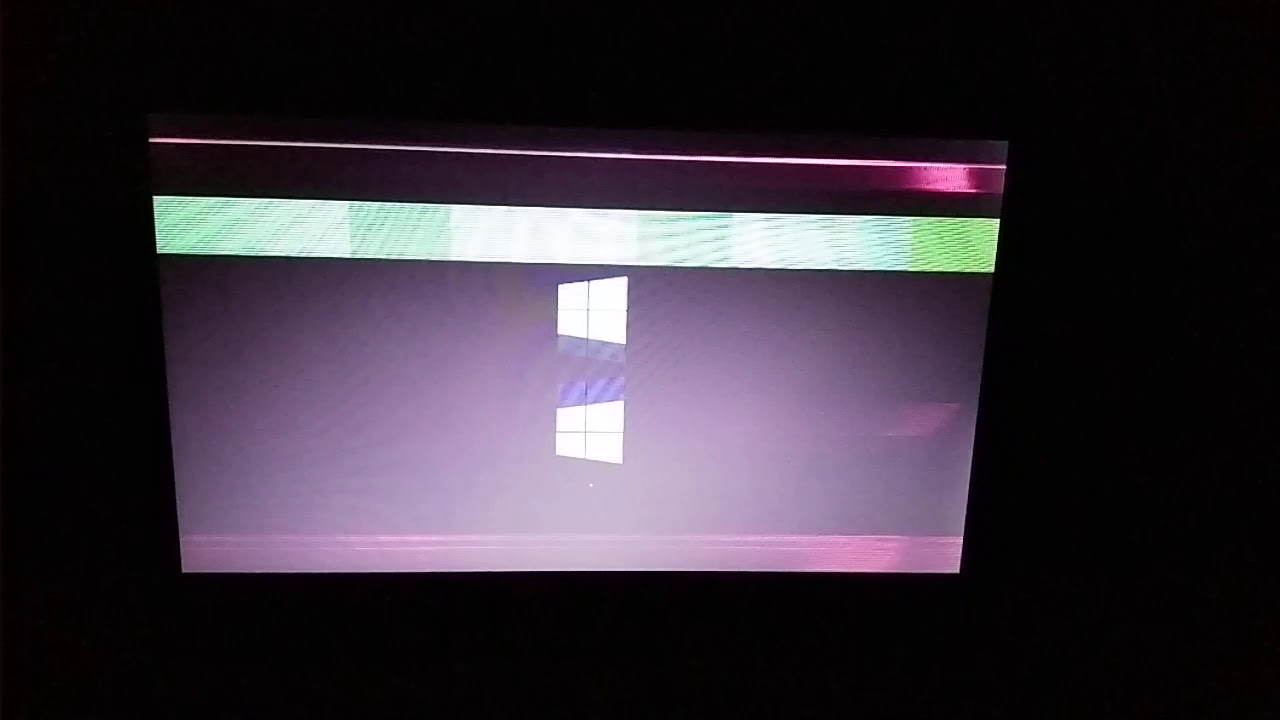Screen flicker and shaking...green and purple lines - YouTube