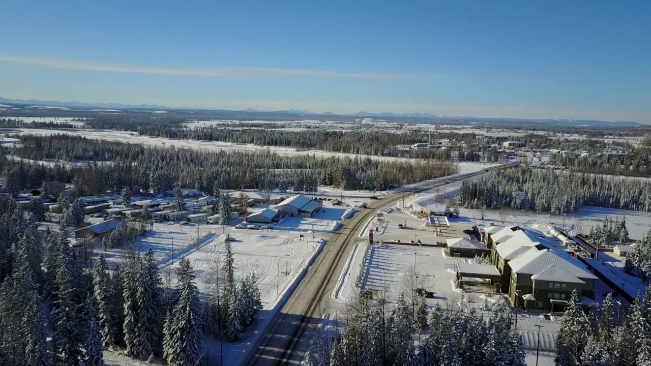 Epic Aerials | Sundre Winter Flight - YouTube