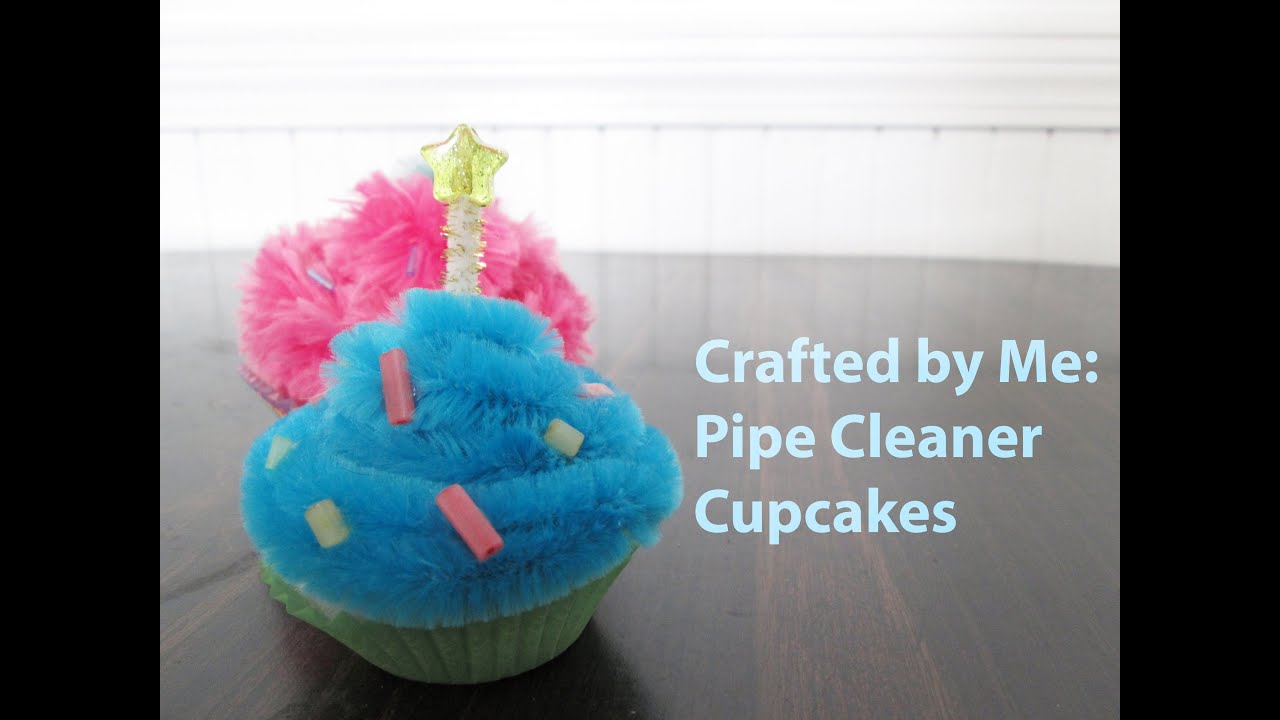 Pipe Cleaner Art Cupcakes - YouTube
