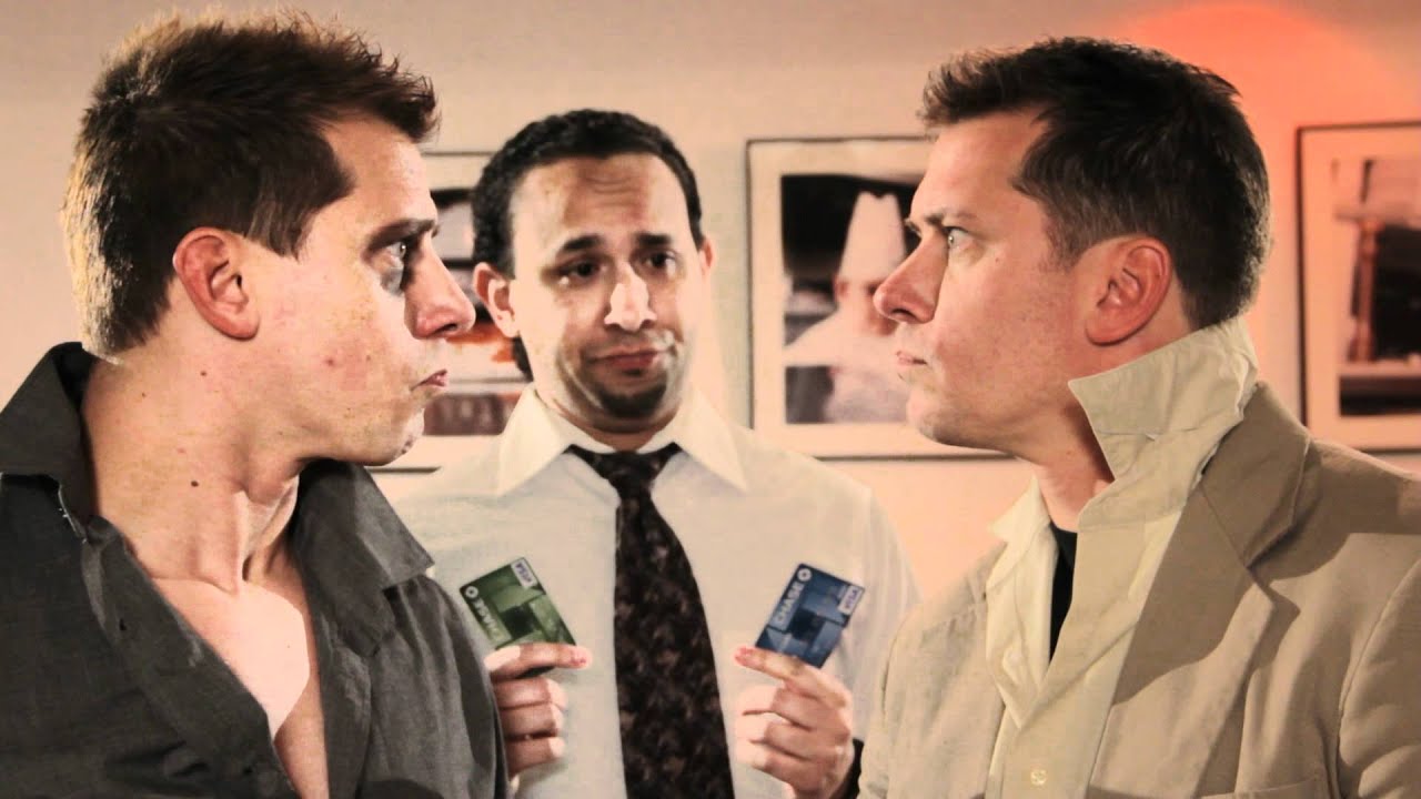 Fist fight over a food bill - YouTube