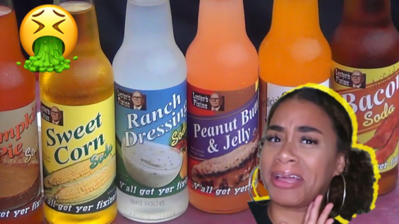 Trying the WORLDS WORST SODA FLAVORS Challenge ! - YouTube