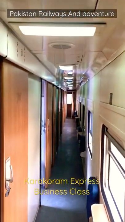 Karakoram Express train Business Class | Pakistan Railway - YouTube