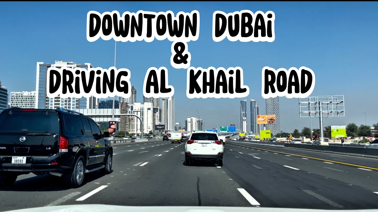 Driving in Dubai | Dubai car vlog | car driving video | Dubai road view ...