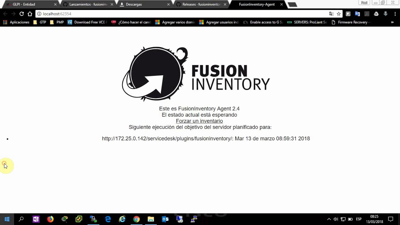 Instalar PLUGIN FusionInventory e instalar agente windows - YouTube