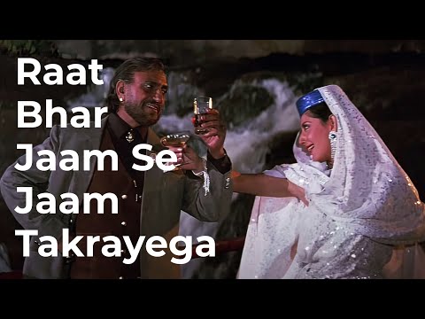 Raat Bhar Jaam Se | Jaam Takrayega | Tridev | Sunny Deol, Sonam | Mast ❤️ Song |