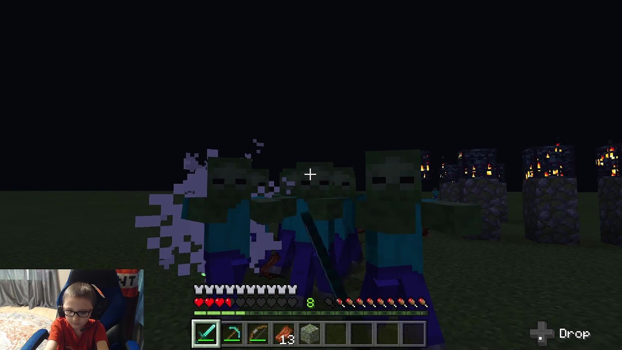 Minecraft - Creating a zombie apocalypse - TNT Colton - YouTube