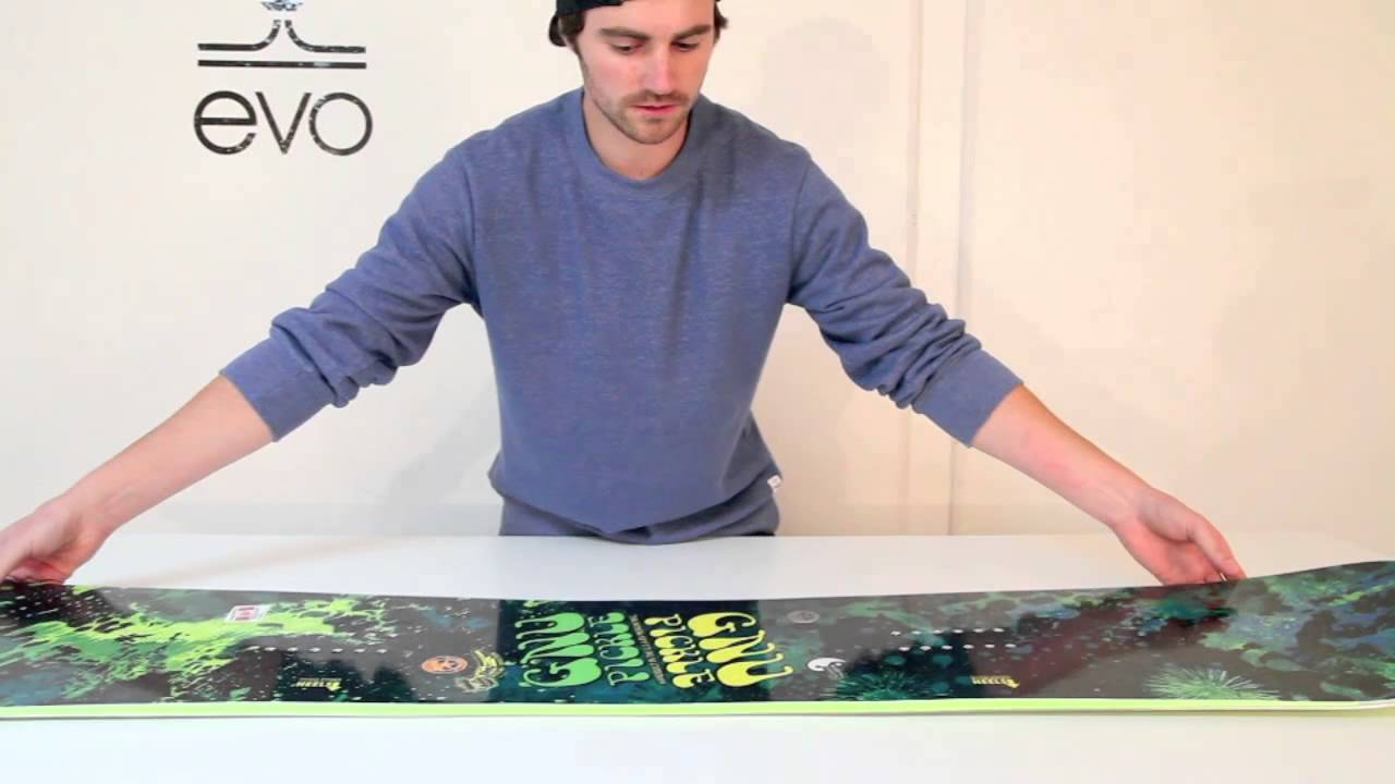 GNU Pickle PBTX Wide Snowboard 2013 - YouTube