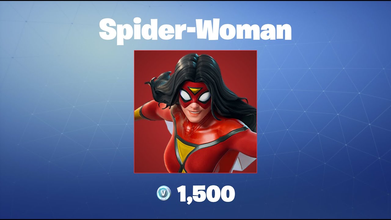 Spider-Woman | Fortnite Outfit/Skin - YouTube