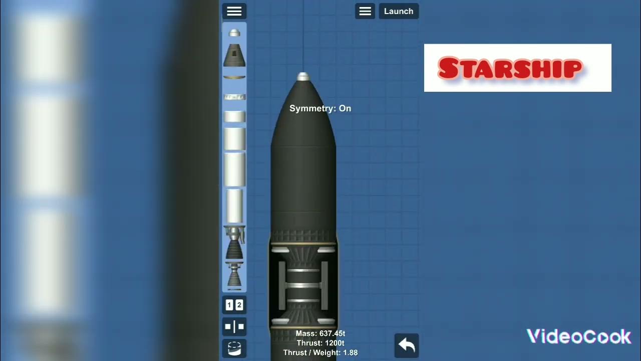 How to make Starship in SFS #sfs #plssubscribe #tutorial - YouTube