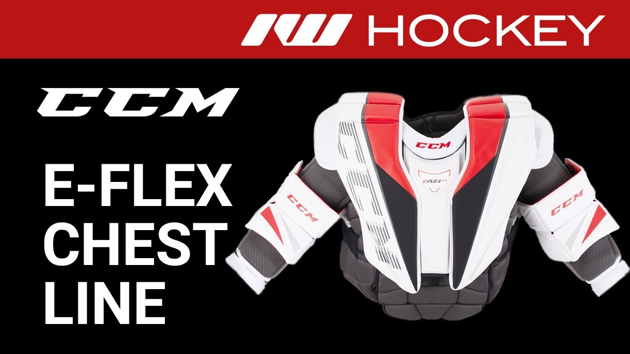 CCM Extreme Flex 5 Chest Protector Line Insight - YouTube