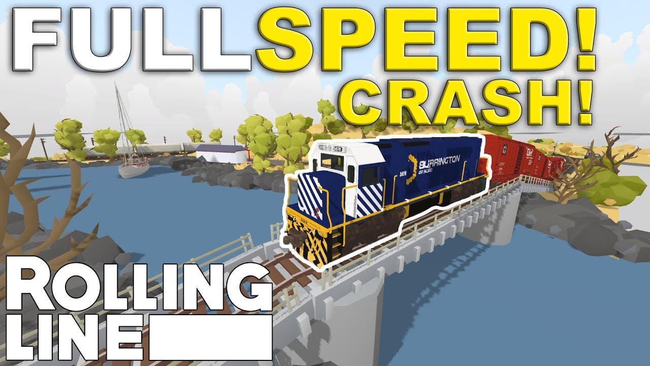 CRASHING FULL SPEED... - Rolling Line VR Toy Train Simulator - Map ...