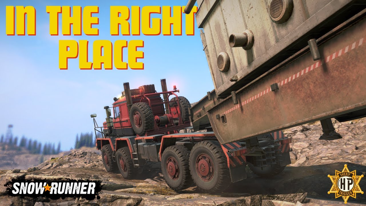 PLAD 450 - Transporting Construction Rig Semi-Trailer To The Silver ...