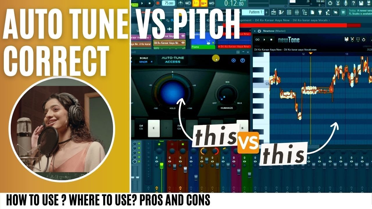 AUTO TUNE or PITCH CORRECTION ? How to Use? Where to Use? Pros n Cons ...