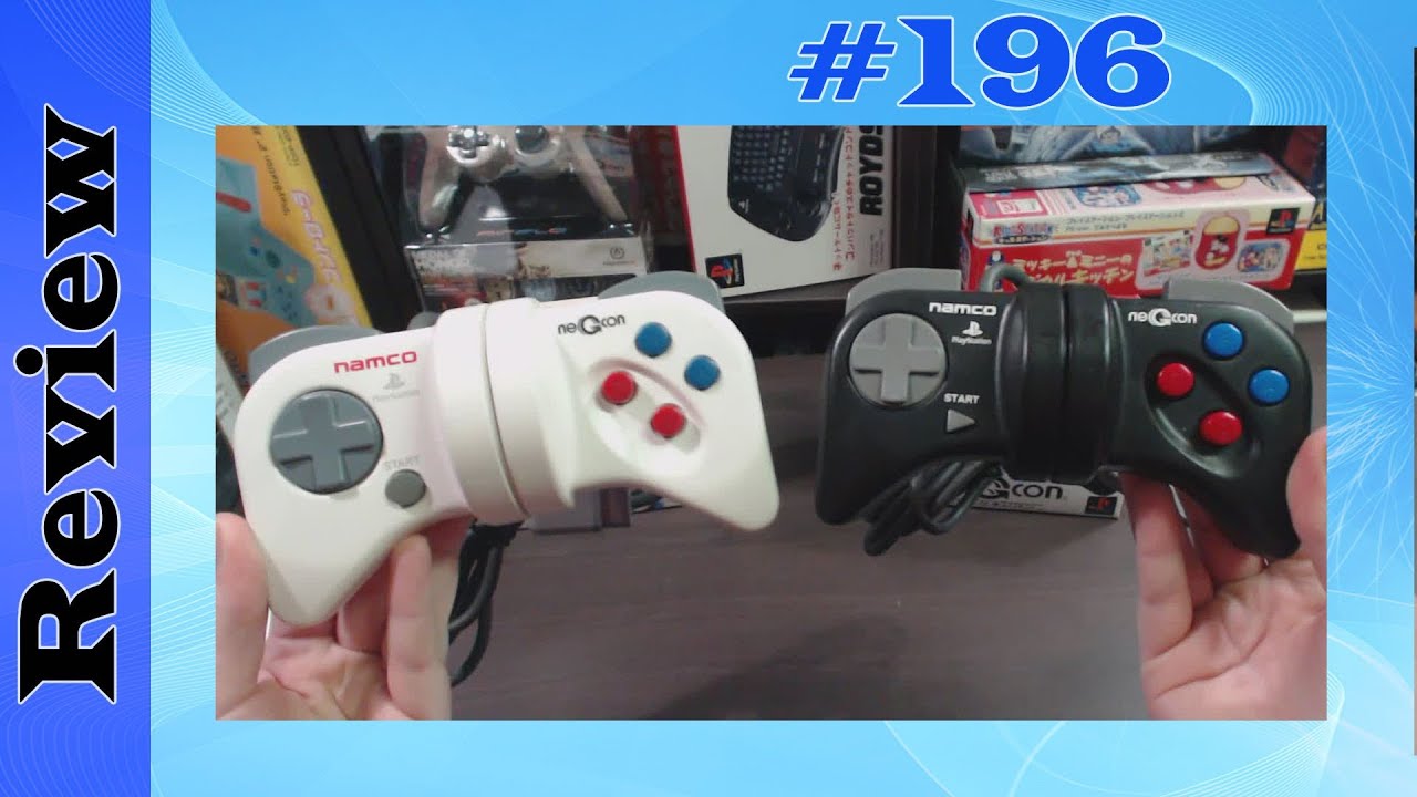 Namco NeGcon Racing Controller - White & Black Versions (PlayStation ...