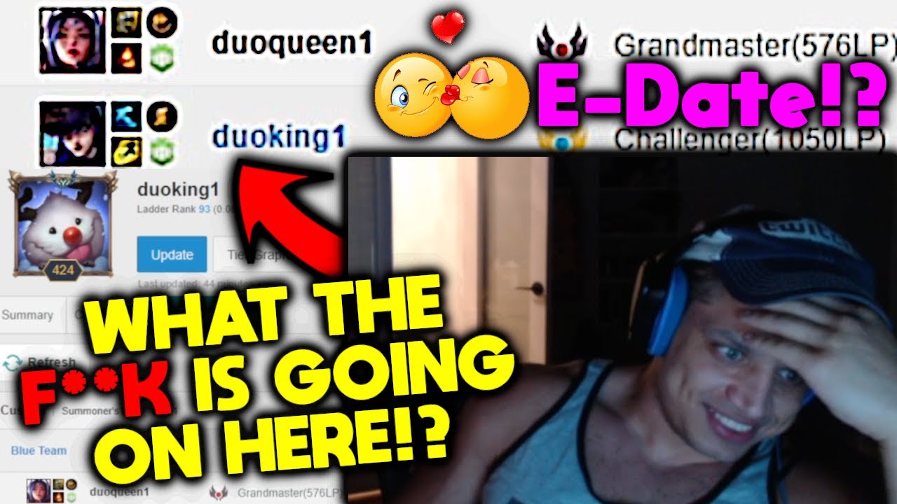 Tyler1 caught Duoking on an E-Date - YouTube