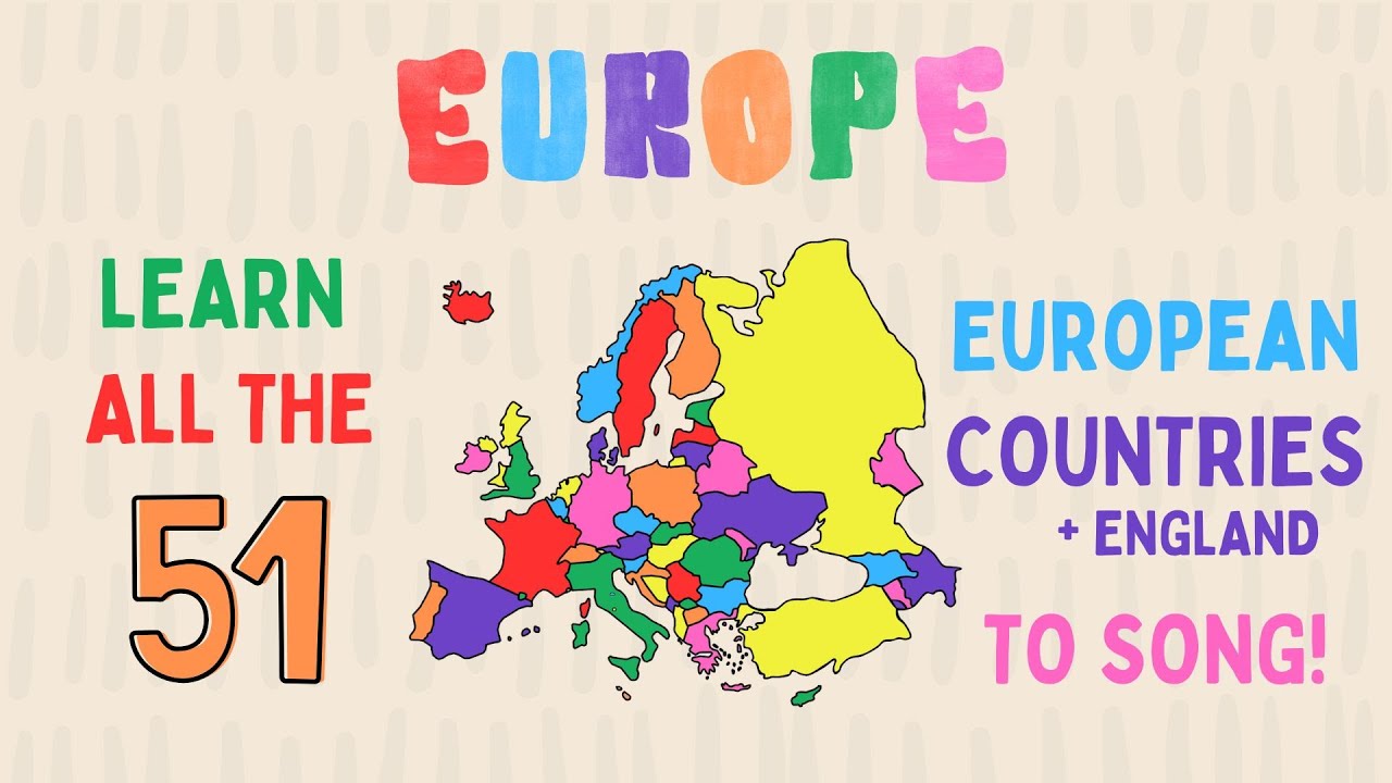 Sing All 51 European Countries (+ England) to a Catchy Tune! Fun ...