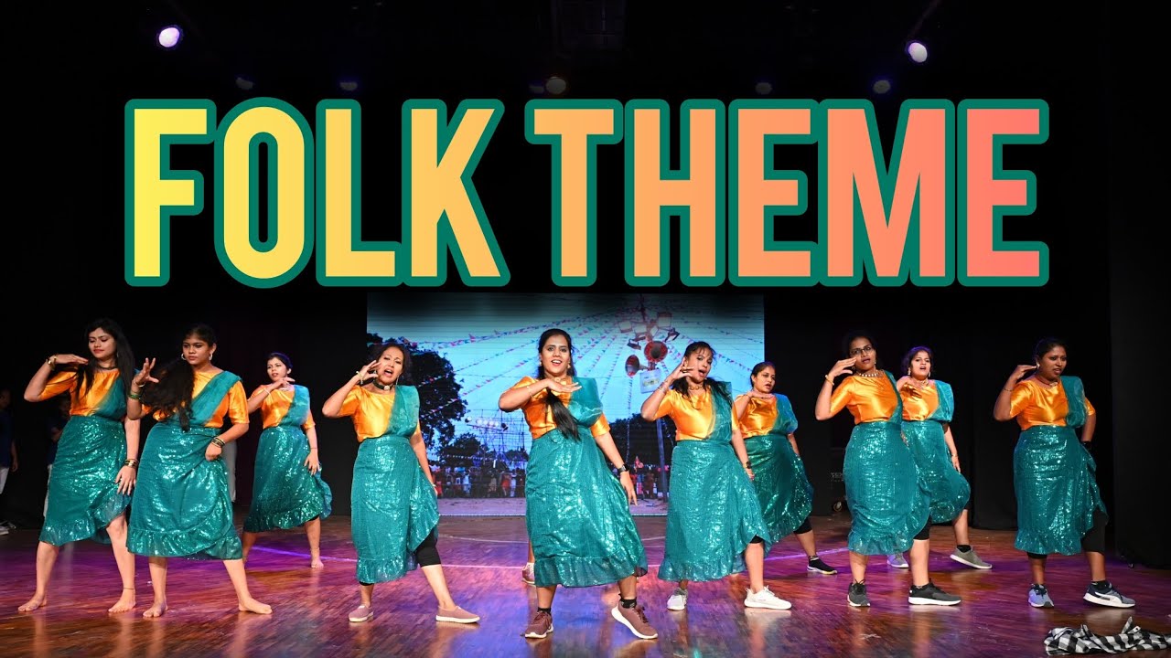 Folk Theme l Elements Annual Day l Ladies Batch l Zumba #kuthusong # ...
