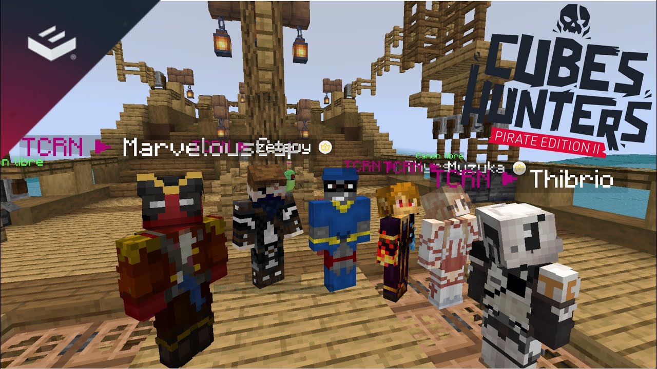 LANCEMENT DE L'EVENT - (CubesHunters Pirate Edition II -JOUR 1- #1 ...