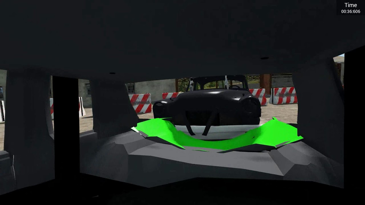 BeamNG First Person Demo Derby with the Crown Vic - YouTube