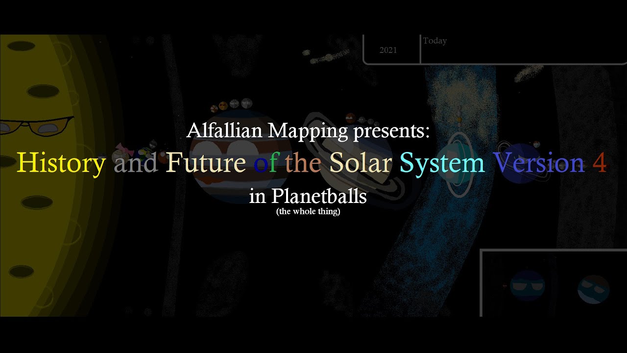 History and Future of the Solar System | Version 4 | Planetballs - YouTube