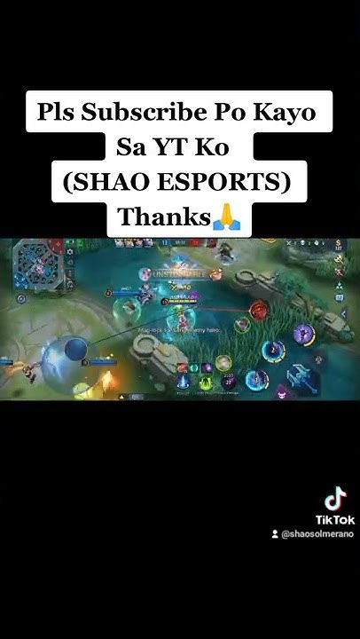 Pls Subscribe My YT (SHAO ESPORTS) Thankyou - YouTube
