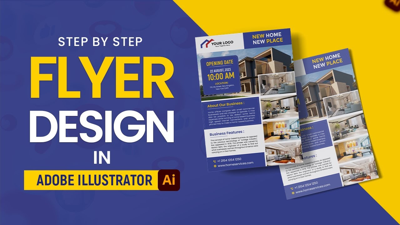 Flyer Design in Adobe Illustrator 2020 | Adobe Illustrator 2020 ...