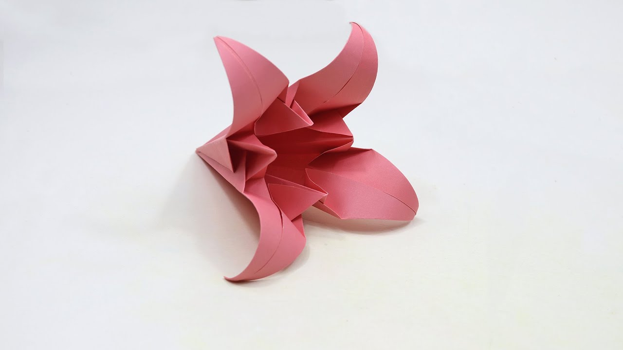 How to Make a Paper Iris Flower - Easy Origami Iris Flower - YouTube