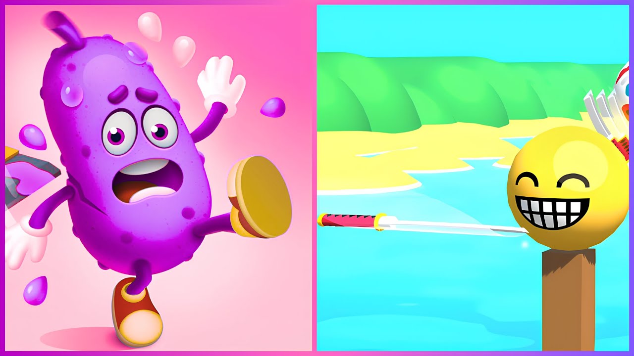 Wacky Run VS Flying Cut - All Levels Gameplay - YouTube