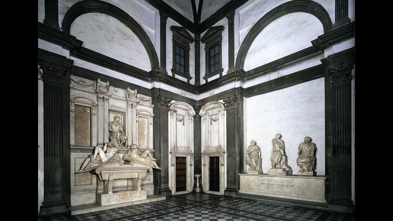 Capela Medici, Miguel Ângelo, 1521 - 1534 (análise de obra) - YouTube