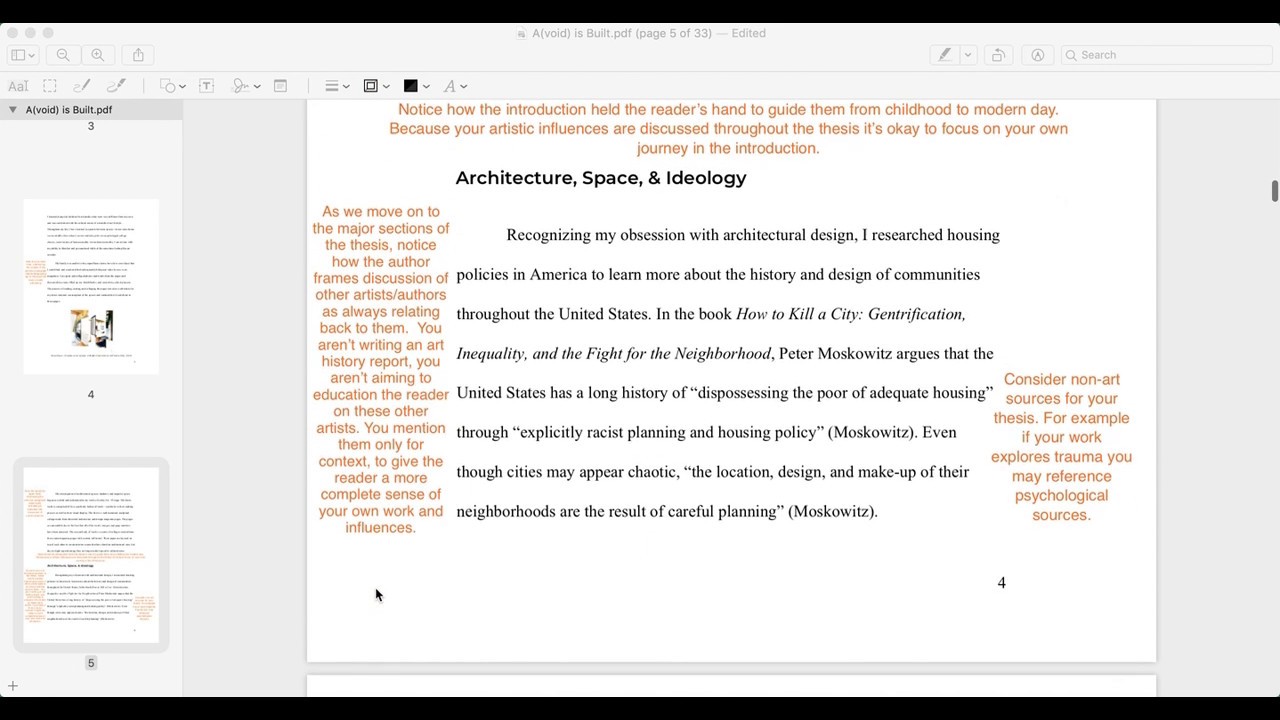 Dissection of an MFA Thesis - YouTube