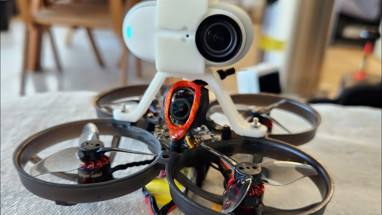 Mobula 8 with Insta360 GO 3 - YouTube