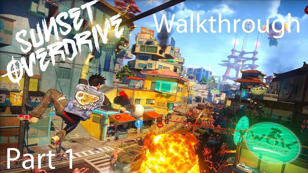 Sunset Overdrive Walkthrough Part 1: Overcharge! - YouTube