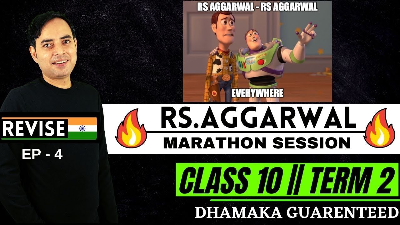 TERM 2 REVISE INDIA || RS Aggarwal 🔥 || MATH MARATHON || EP - 04 || BY ...
