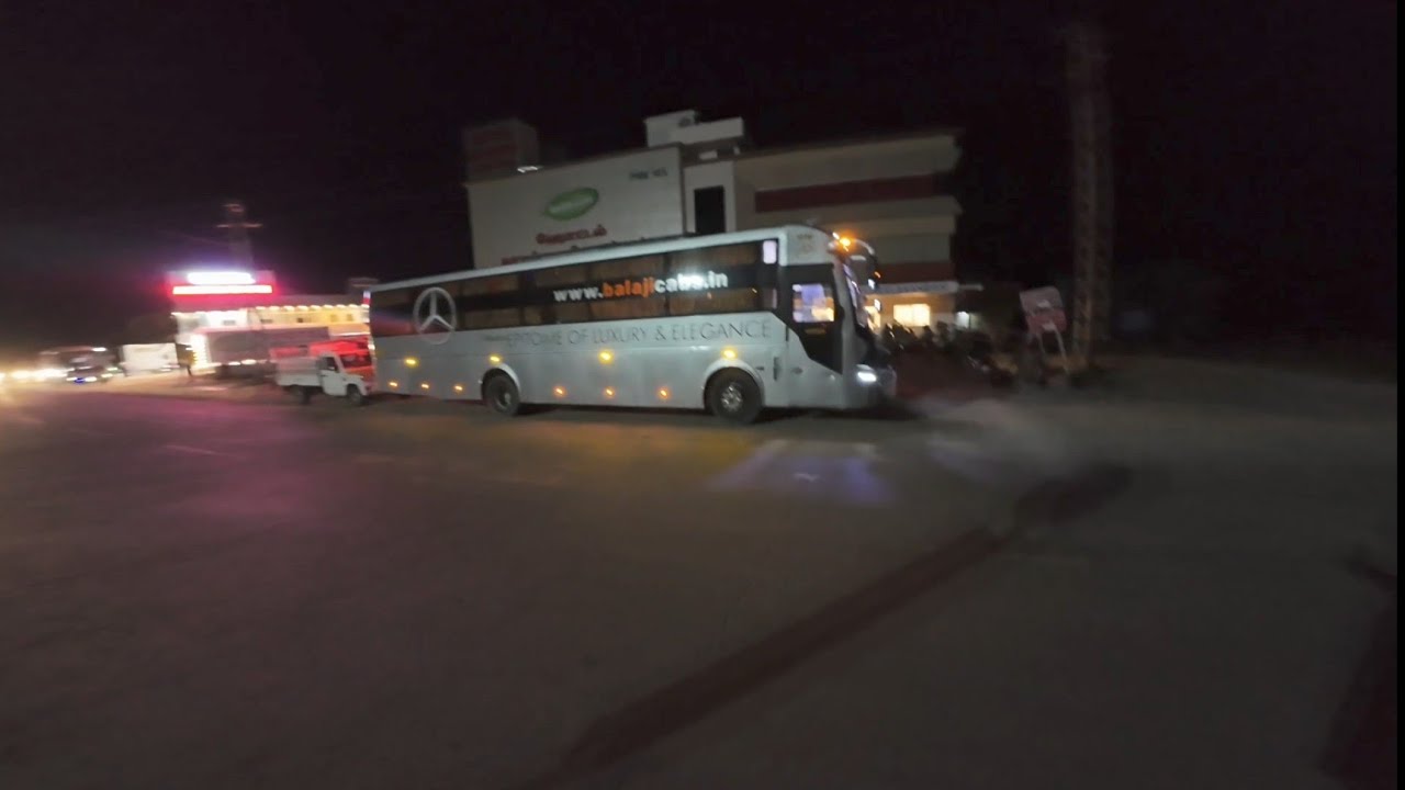 Balaji Cabs Trivandrum Pondicherry First Direct Bus Ride Review # ...